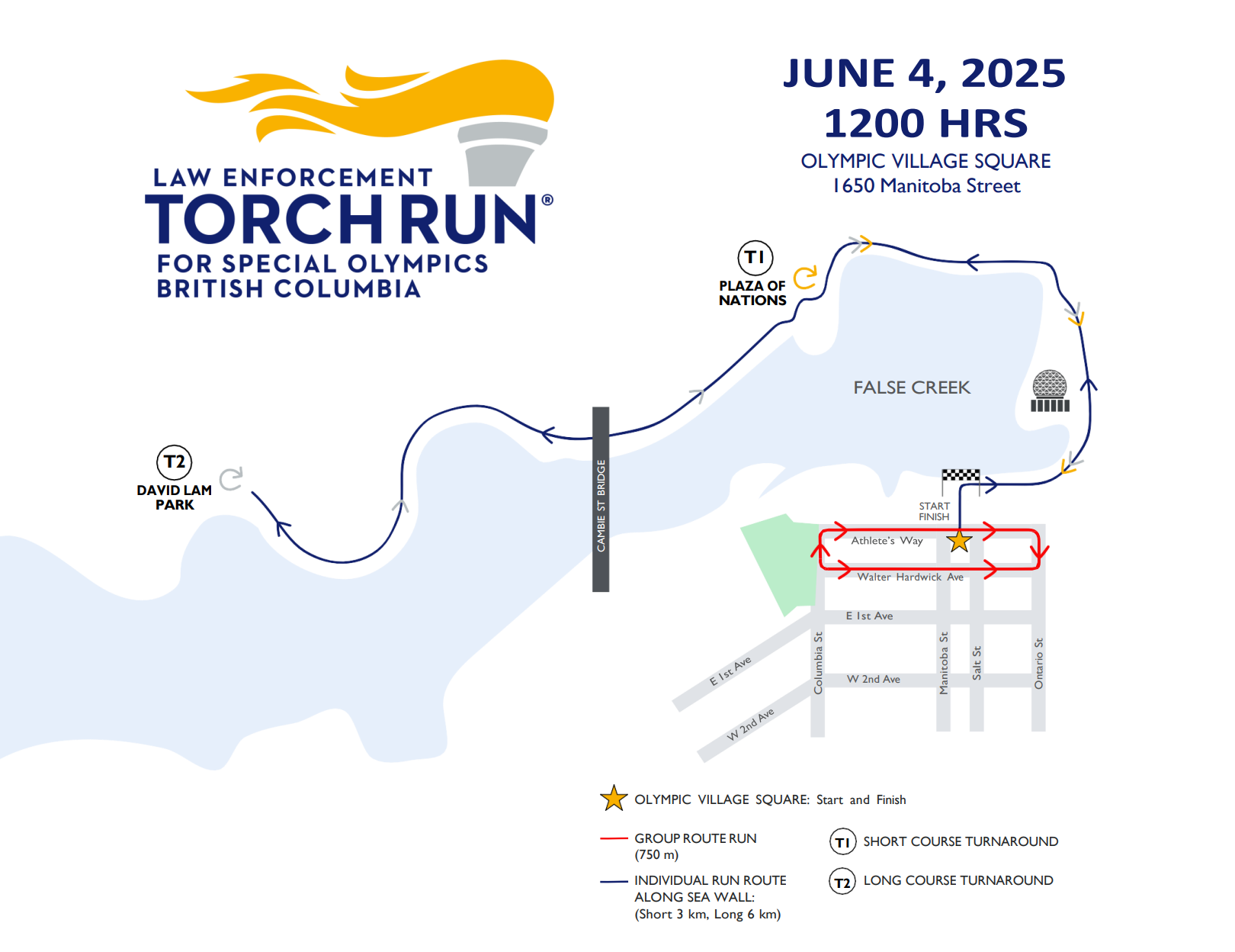 Vancouver Torch Run | Special Olympics BC - Law Enforcement Torch Run