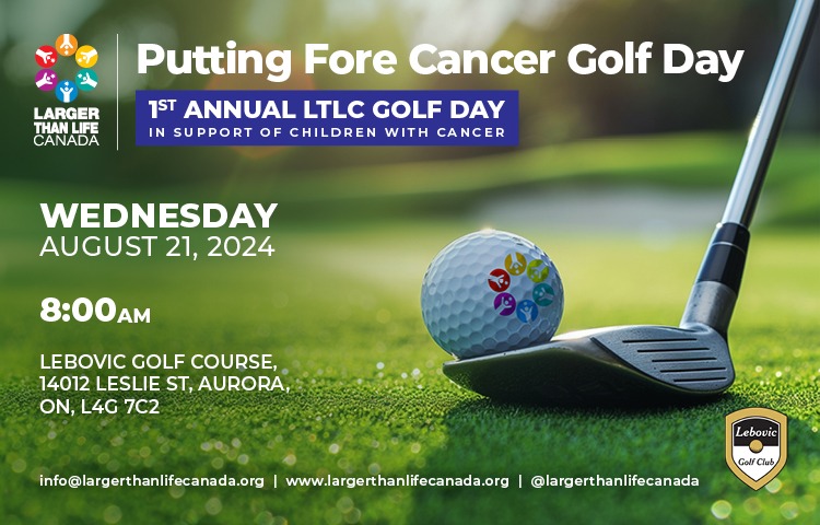 Putting Fore Cancer Golf Day | Larger Than Life Canada