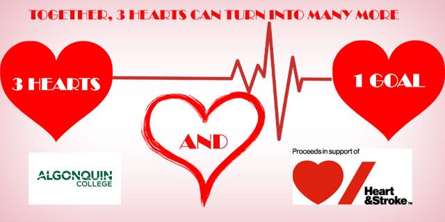 3 Hearts and 1 Goal | Heart & Stroke Foundation