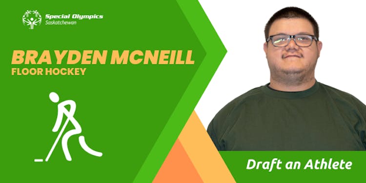 Brayden McNeill (Floor Hockey) | Special Olympics Saskatchewan - Draft ...