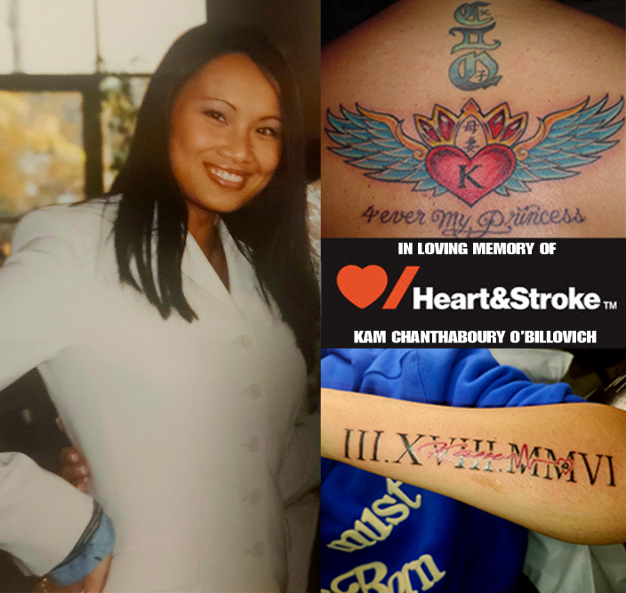In Loving Memory Of Kam Chanthaboury O'Billovich- Virtual Canvass | Heart & Stroke Foundation