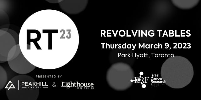 SOLD OUT! Revolving Tables 2023 presented by Peakhill Capital ...